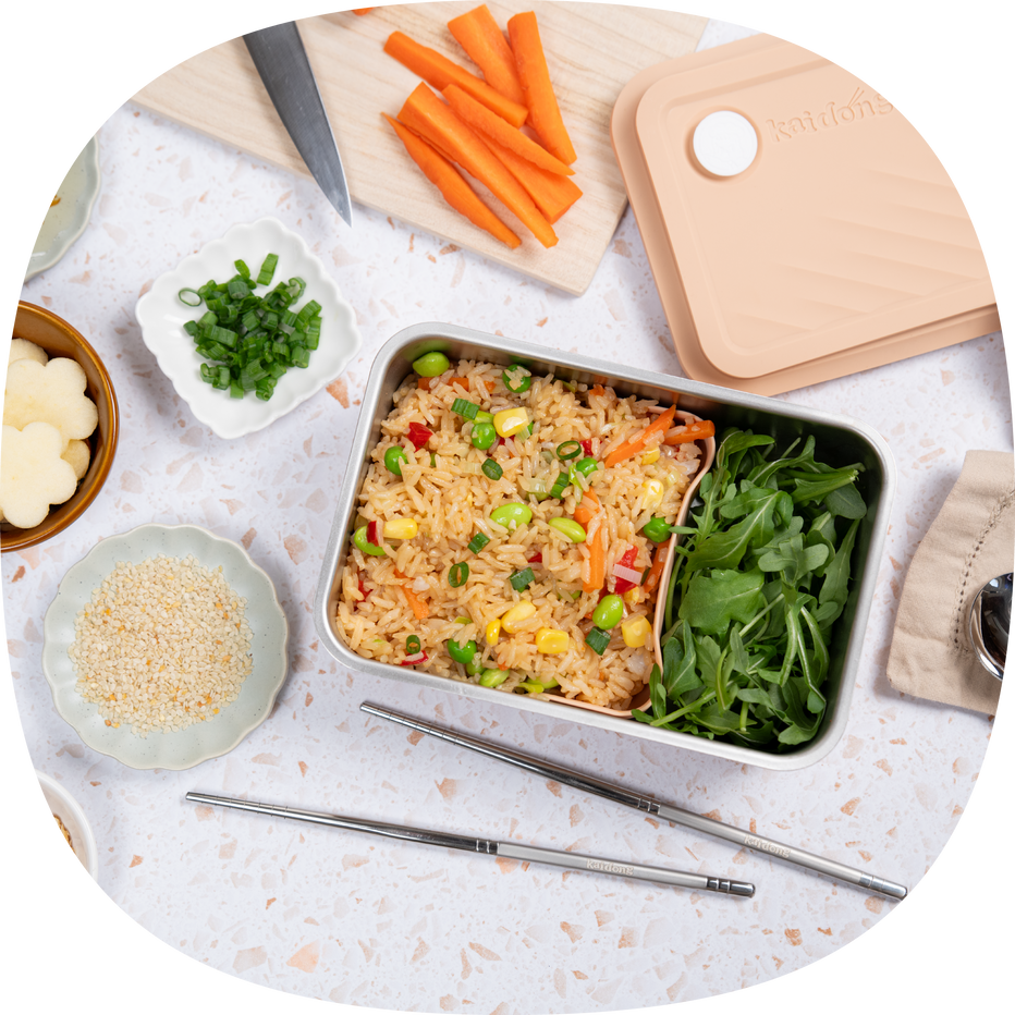 kai dong Microwavable Stainless Steel Bento Box